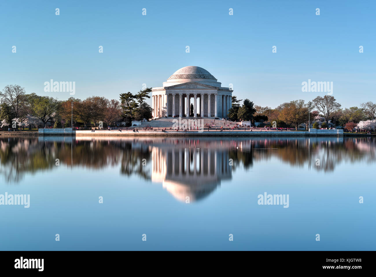 Jefferson Memorial during the Cherry Blossom Festival. Washington, D.C Stock Photo - Alamy