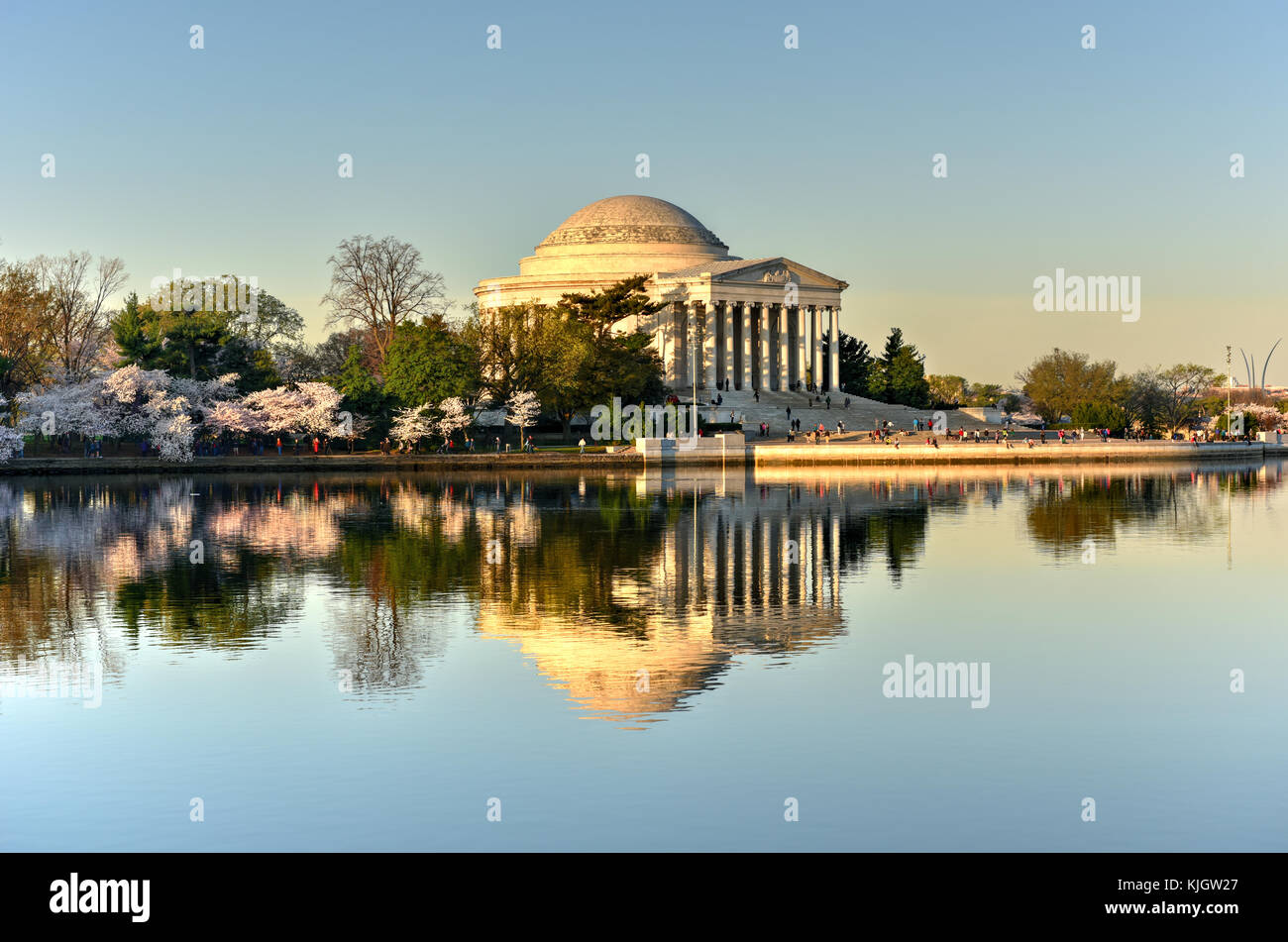 Jefferson Memorial during the Cherry Blossom Festival. Washington, D.C Stock Photo - Alamy