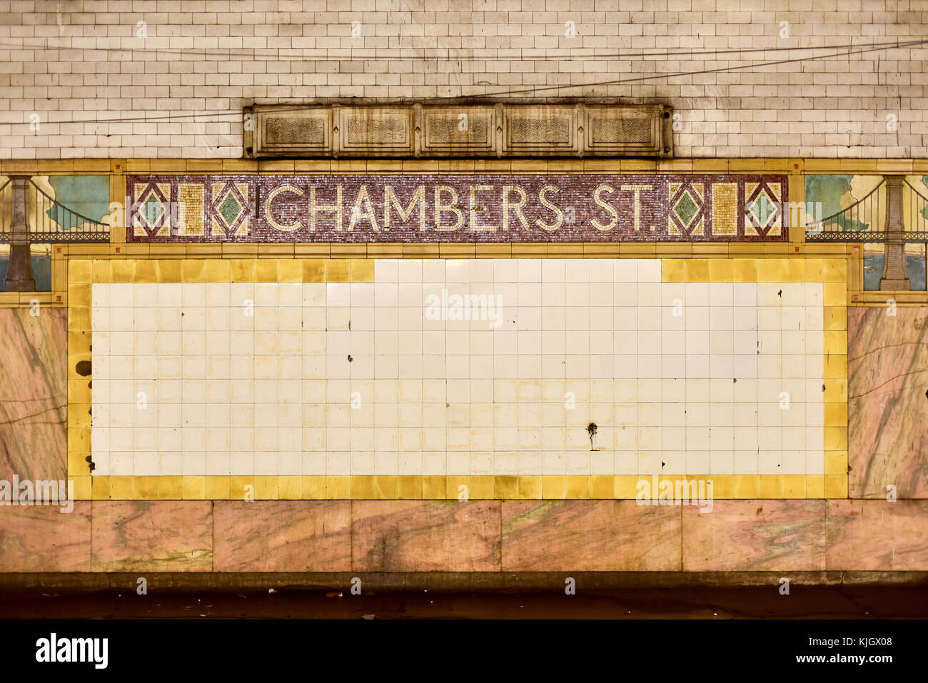 New york chambers street station hi-res stock photography and images ...