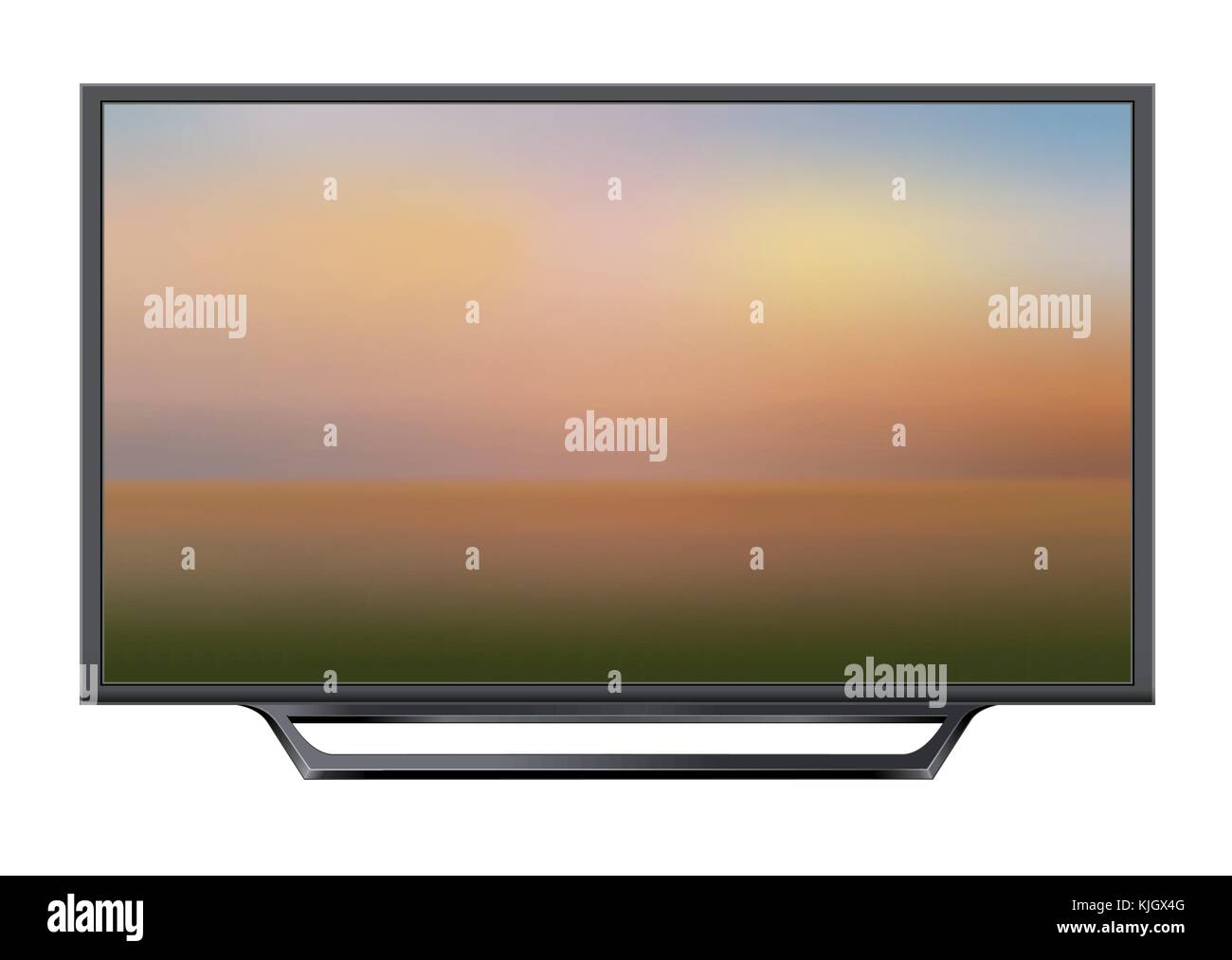 TV screen flat lcd led vector illustration Stock Vector Image & Art - Alamy