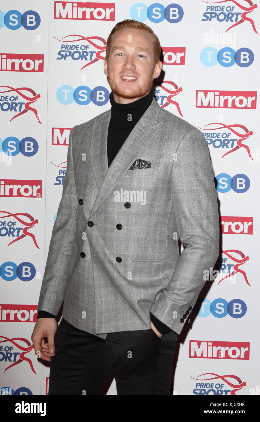 London, UK. 22nd Nov, 2017. London, UK. Greg Rutherford at Daily Mirror ...