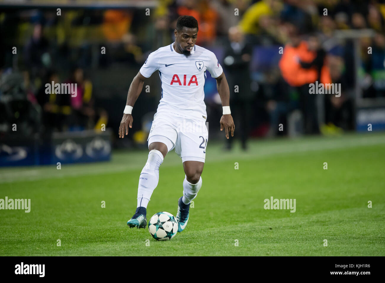 Dortmund, Germany. 21st Nov, 2017. Tottenham's Serge Aurier in action ...