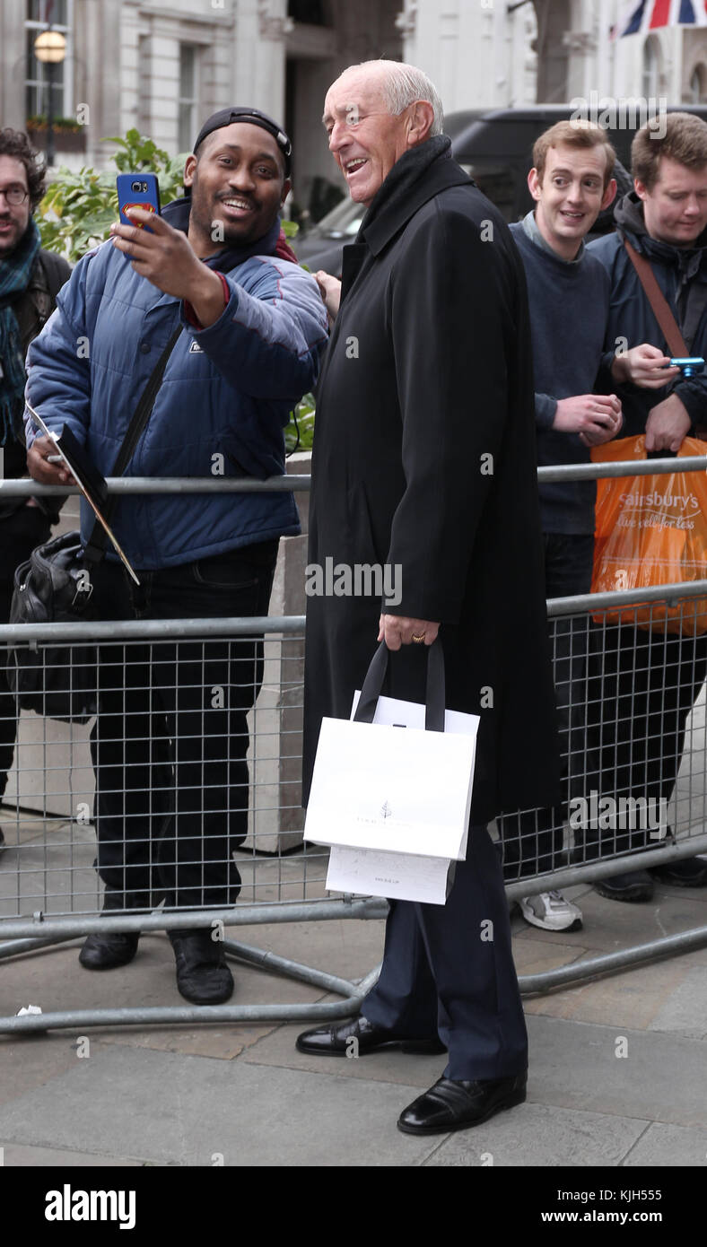 London, UK. 24th Nov, 2017. Len Goodman Professional dancer seen at the ...