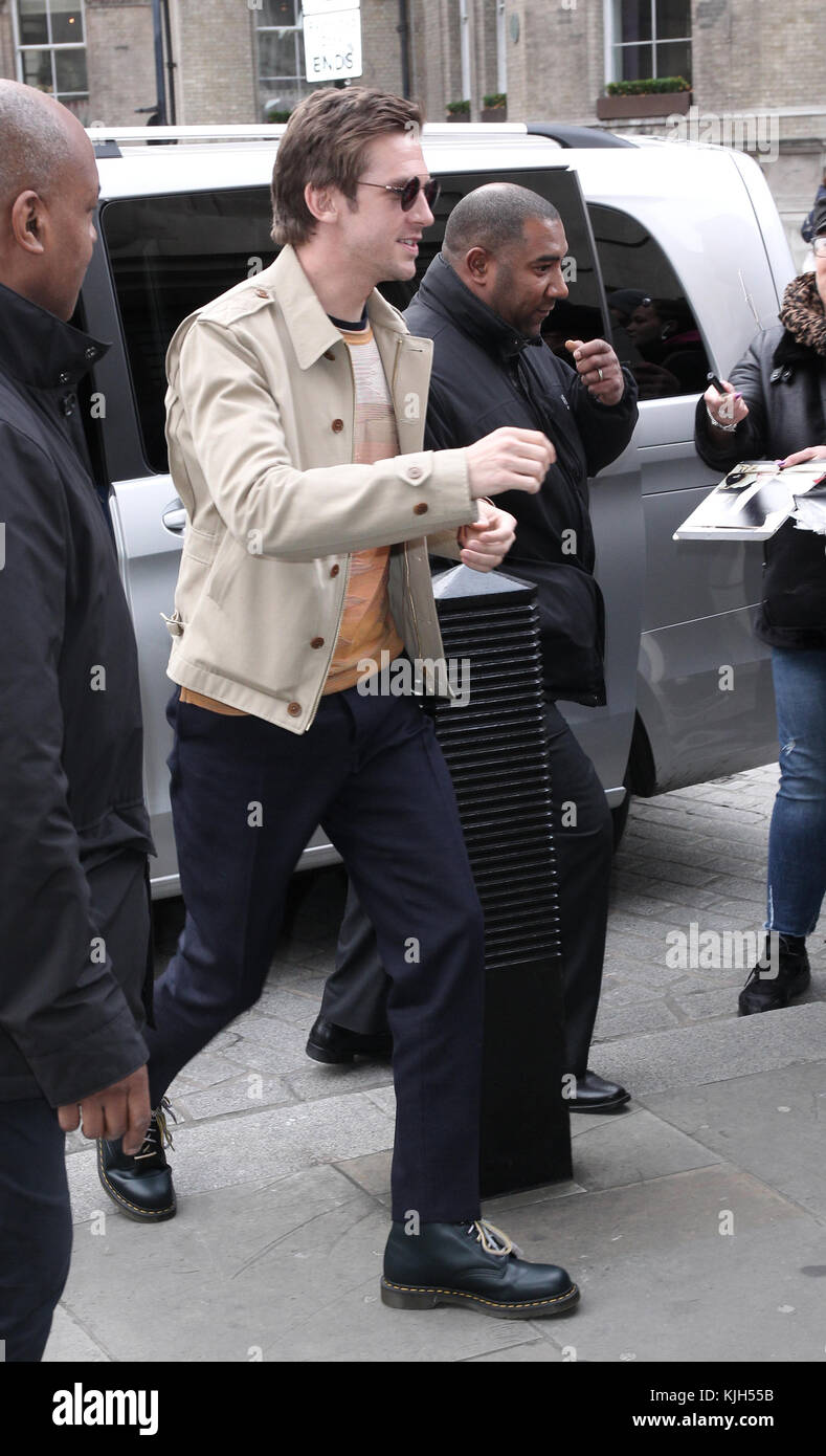 London, UK. 24th Nov, 2017. Dan Stevens Actor seen at the BBC studios ...