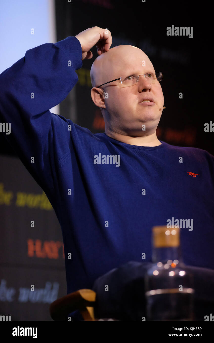 Hay Festival Winter Weekend - November 2017 - Comedian and actor Matt ...