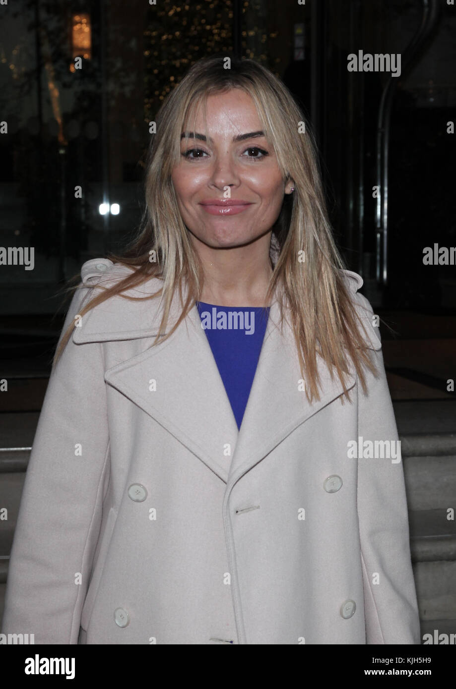 London, UK. 24th November, 2017. Ellen Rivas seen at the Langham Hotel ...