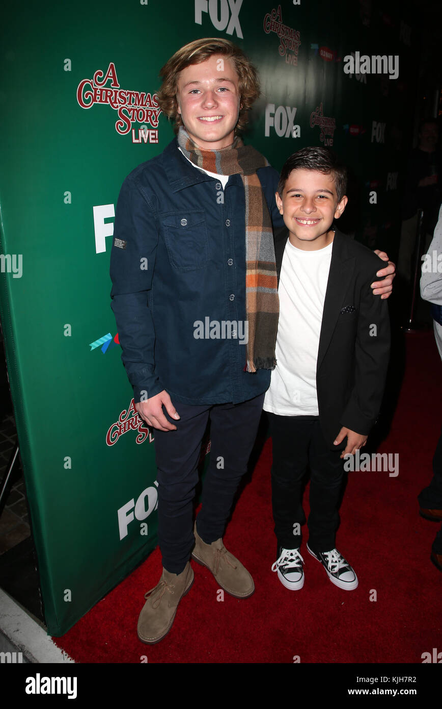 Los Angeles, Ca, USA. 24th Nov, 2017. Sacha Carlson, Sammy Ramirez, at ...