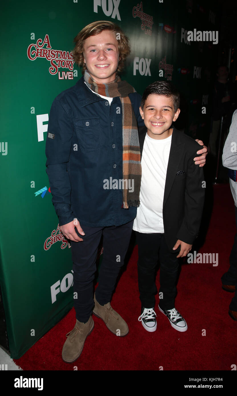 Los Angeles, Ca, USA. 24th Nov, 2017. Sacha Carlson, Sammy Ramirez, at ...