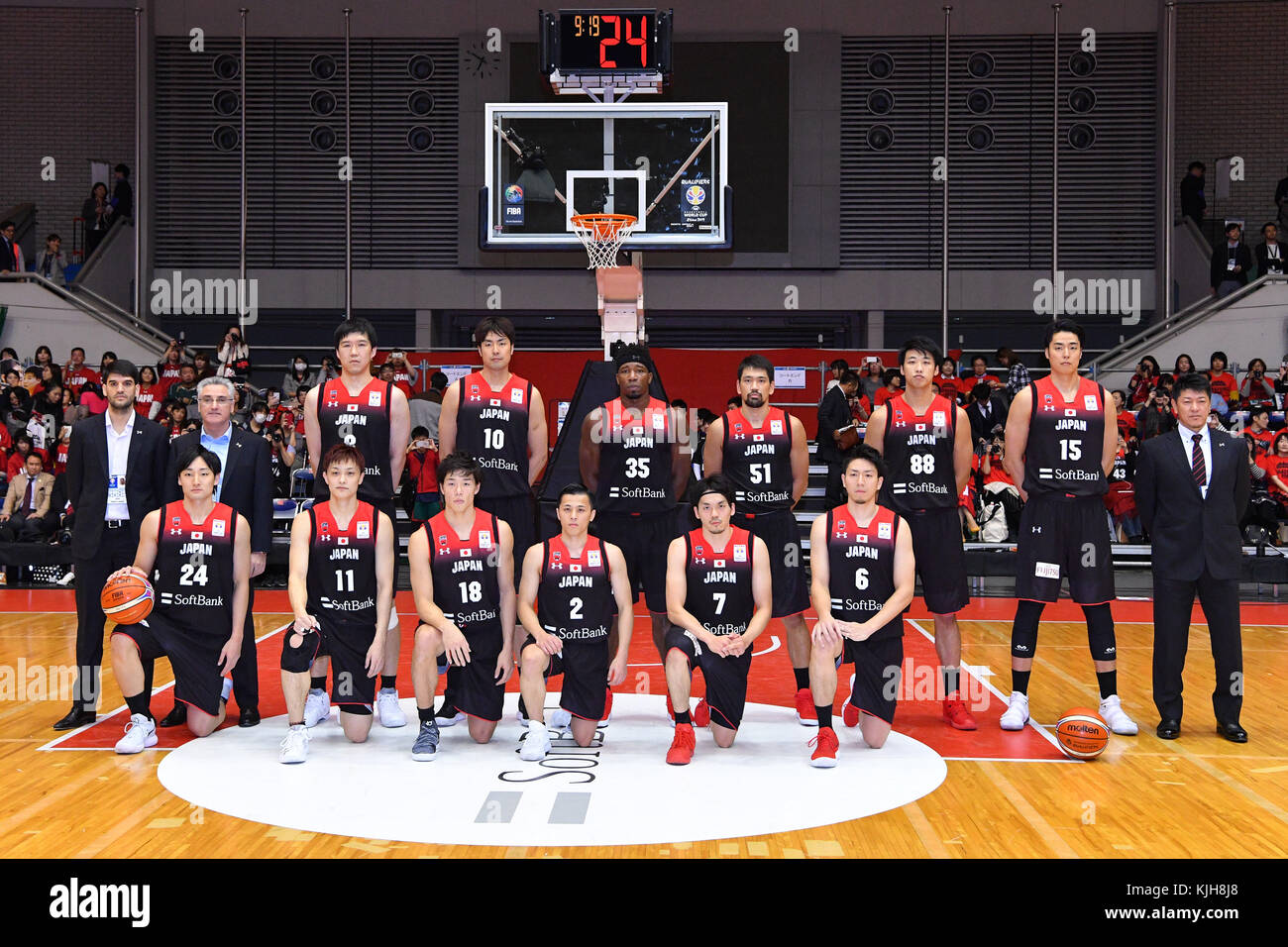 Tokyo, Japan. Credit: MATSUO. 24th Nov, 2017. ????/Japan team group ...