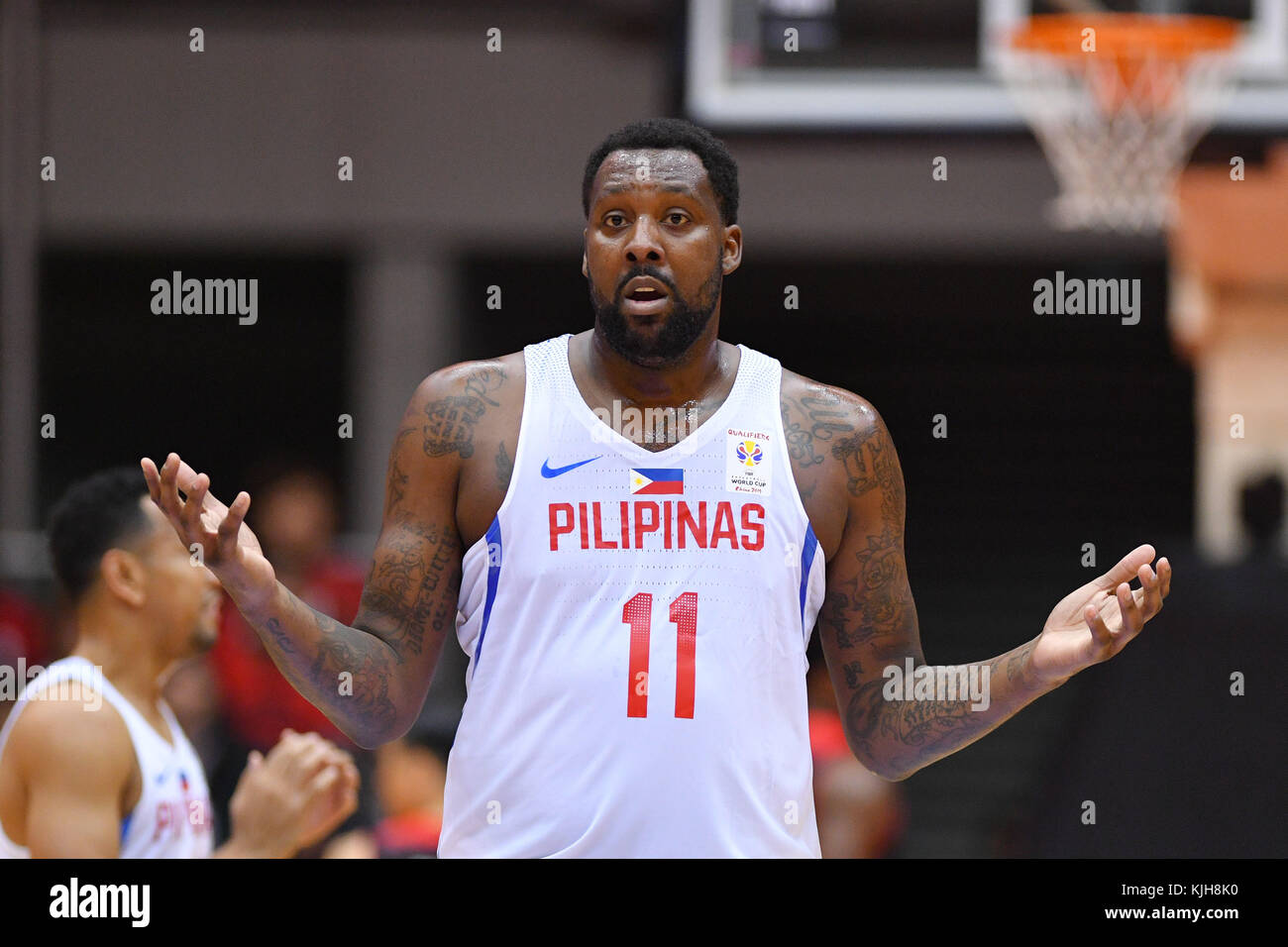 Tokyo, Japan. Credit: MATSUO. 24th Nov, 2017. Andray Maurice Blatche ...