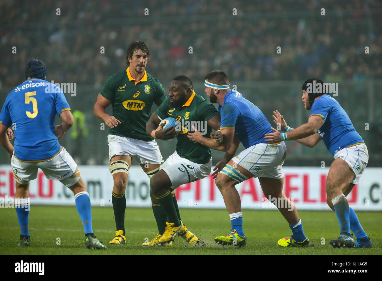 Padova, Italy. 25th November 2017. Springboks' prop Tendai Mtawarira ...