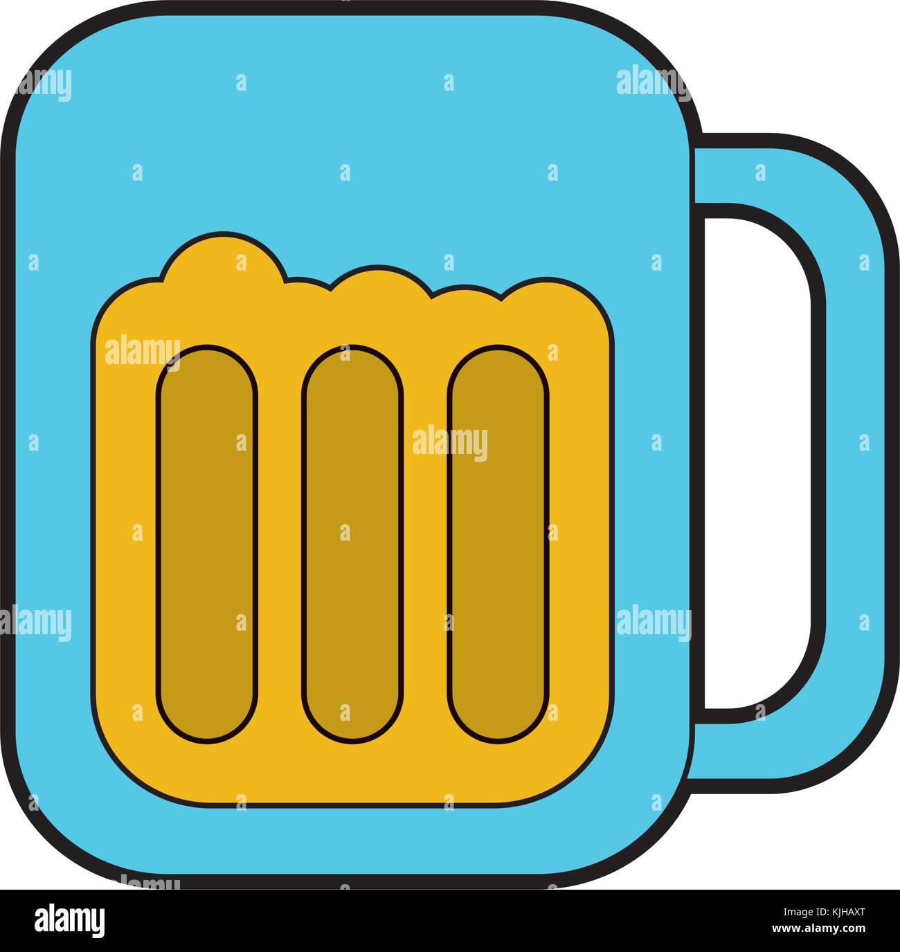 Beer drink in heart Stock Vector Images - Alamy