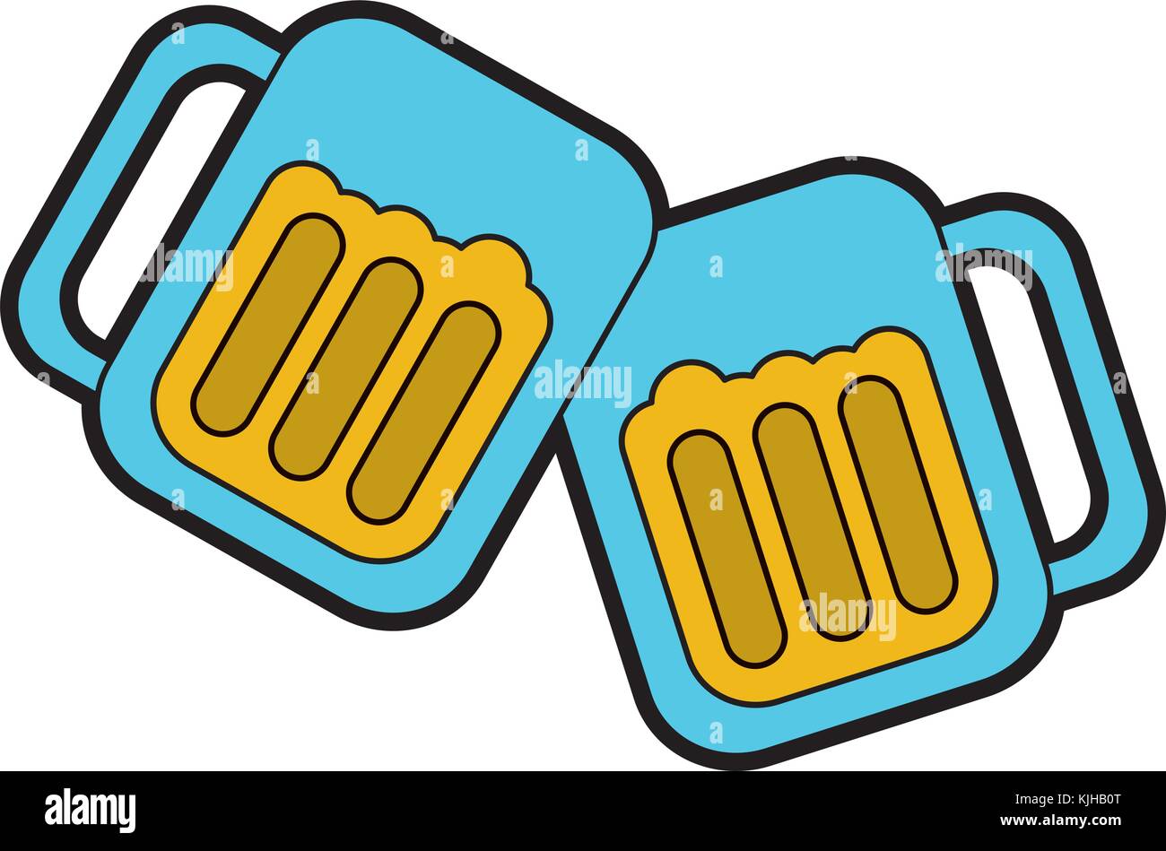 beer in glasses toast icon image Stock Vector Image & Art - Alamy