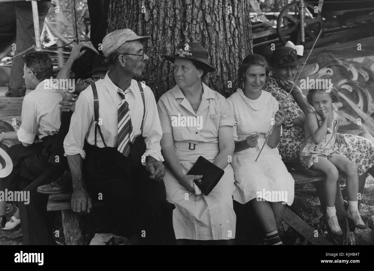 People fair vintage Black and White Stock Photos & Images - Alamy