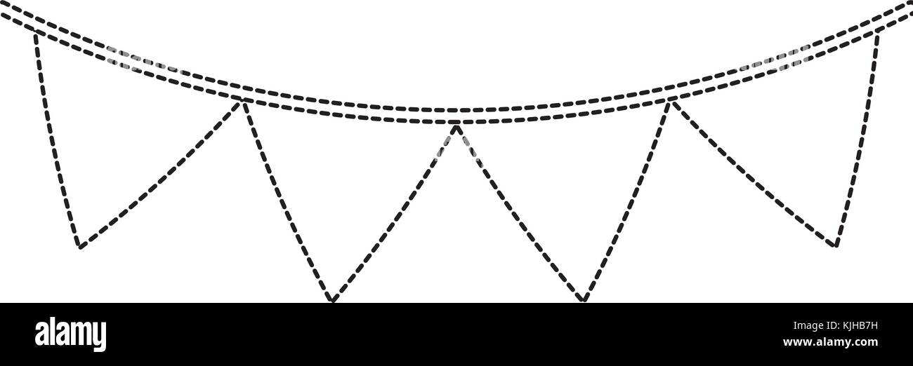 Pennant Flag Black and White Stock Photos & Images - Alamy