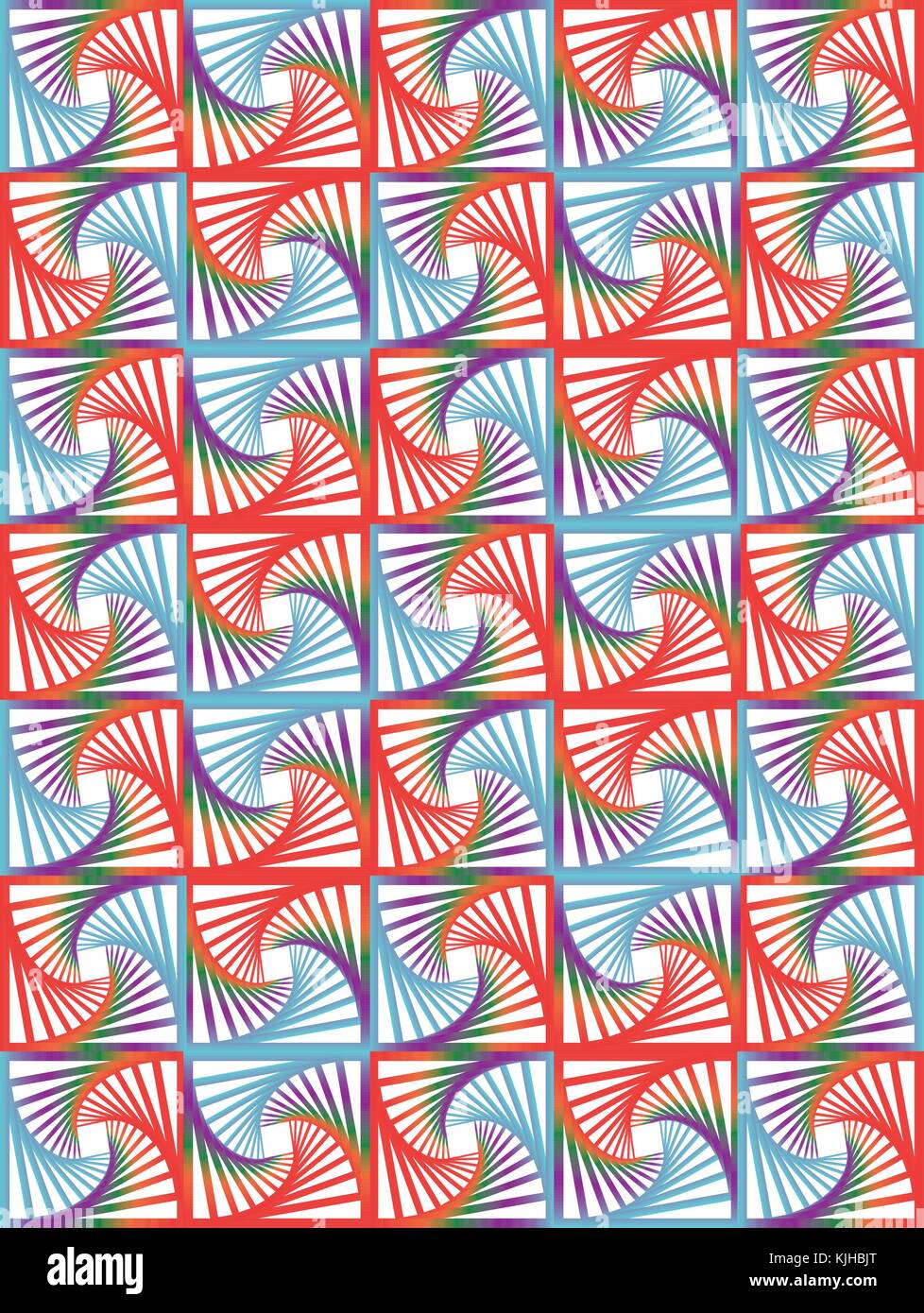 Psychedelic kaleidoscopic pattern background in Stock Vector Images - Alamy