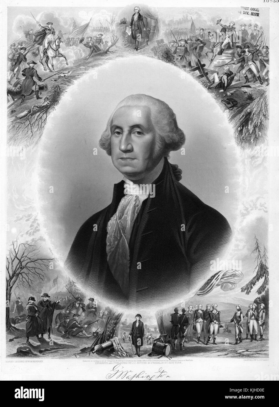 Portrait De George Washington
