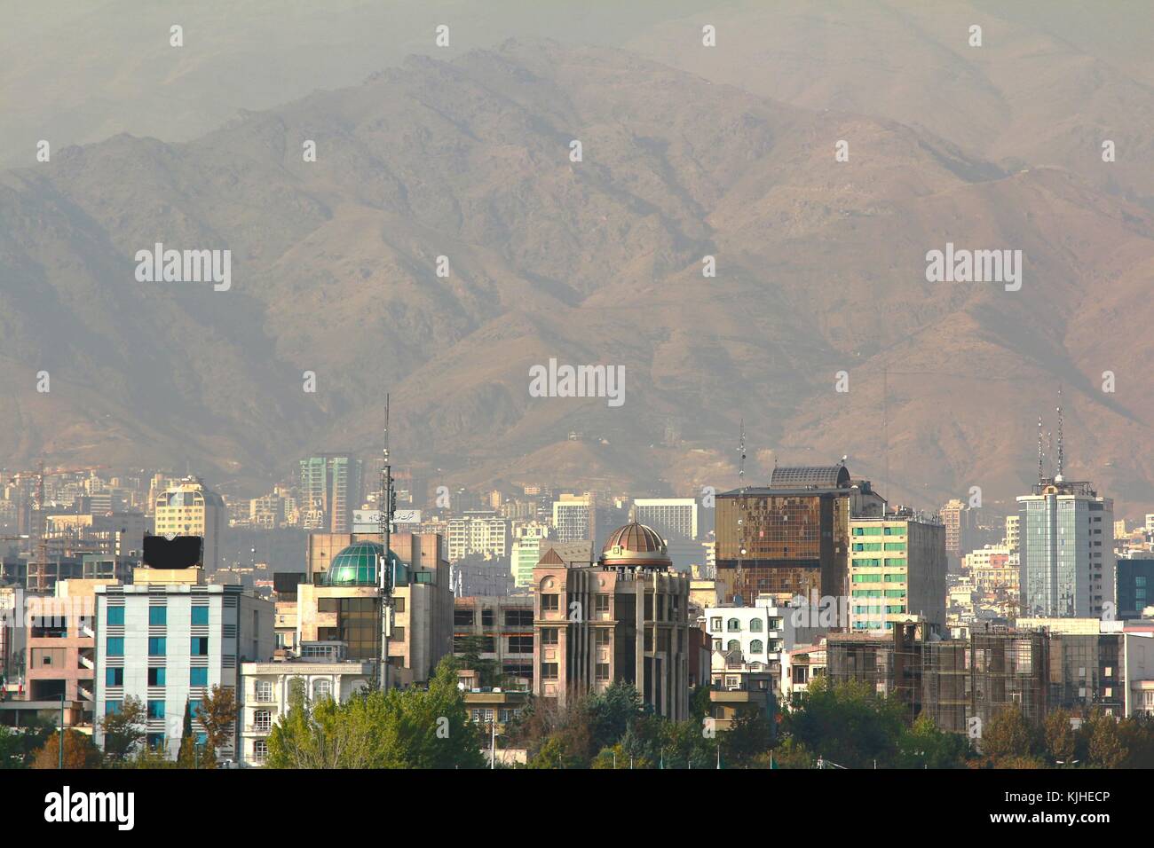 The Panoramic view of Tehran , Iran Stock Photo - Alamy