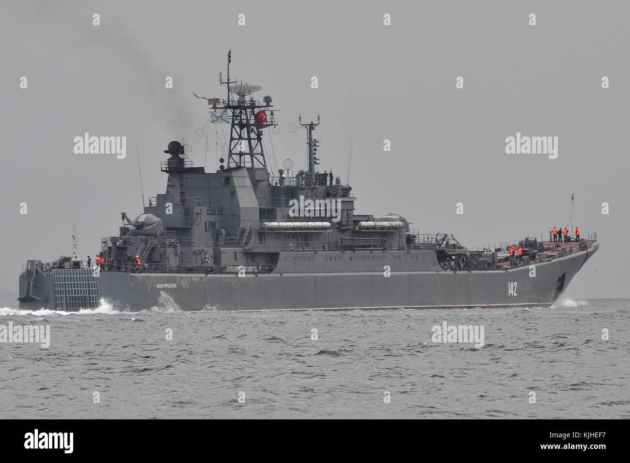 RUSSIAN NAVY ROPUCHA 1 CLASS LARGE LANDING CRAFT, '142' RFS ...