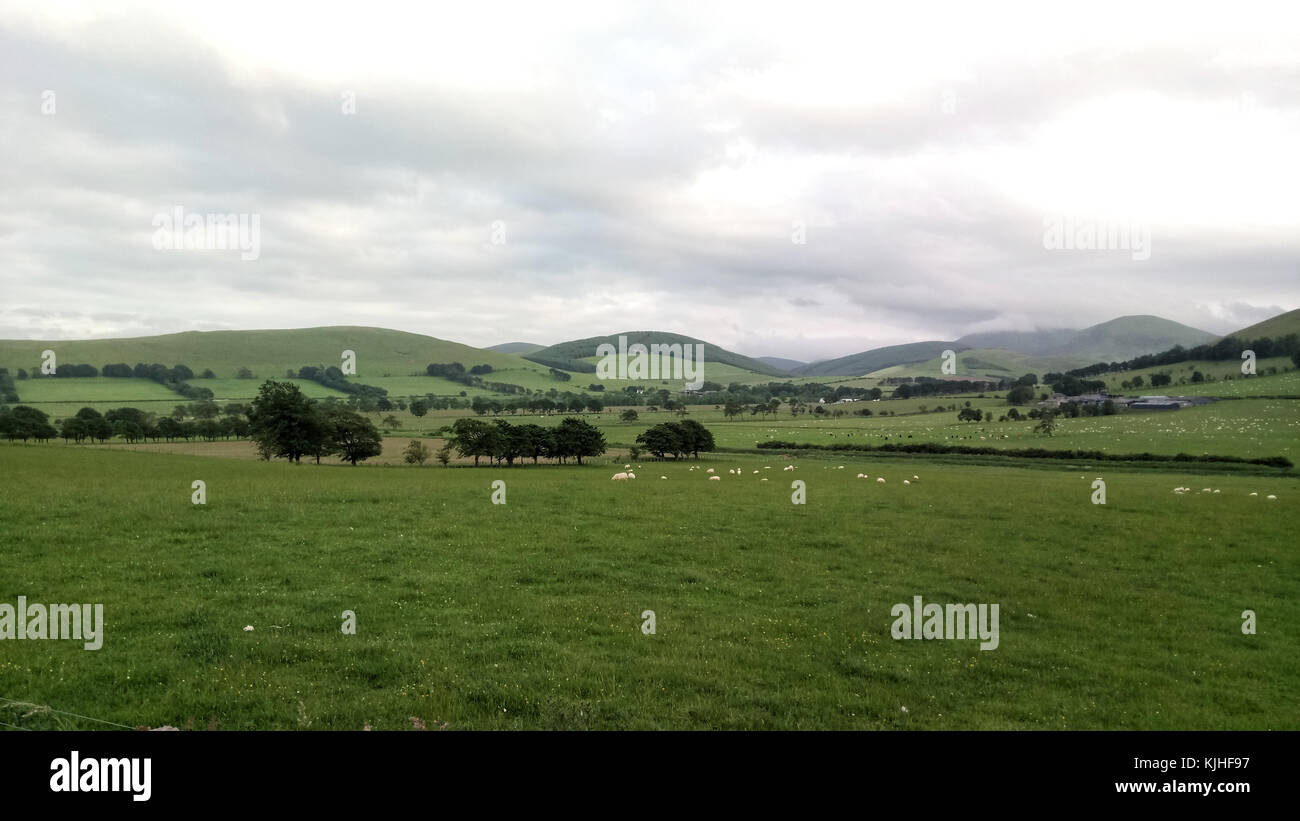 Scotland Highlands Trossachs Stirlingshire Landscape Daytime Stock ...