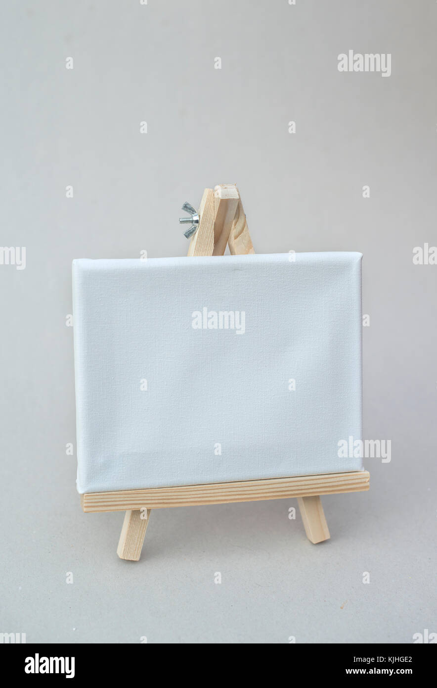 Empty canvas for painting on white background Stock Photo - Alamy