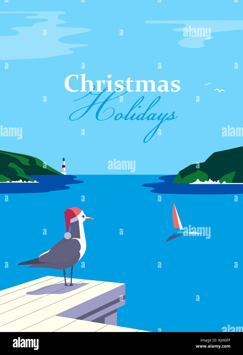 Christmas sailing Stock Vector Images - Alamy