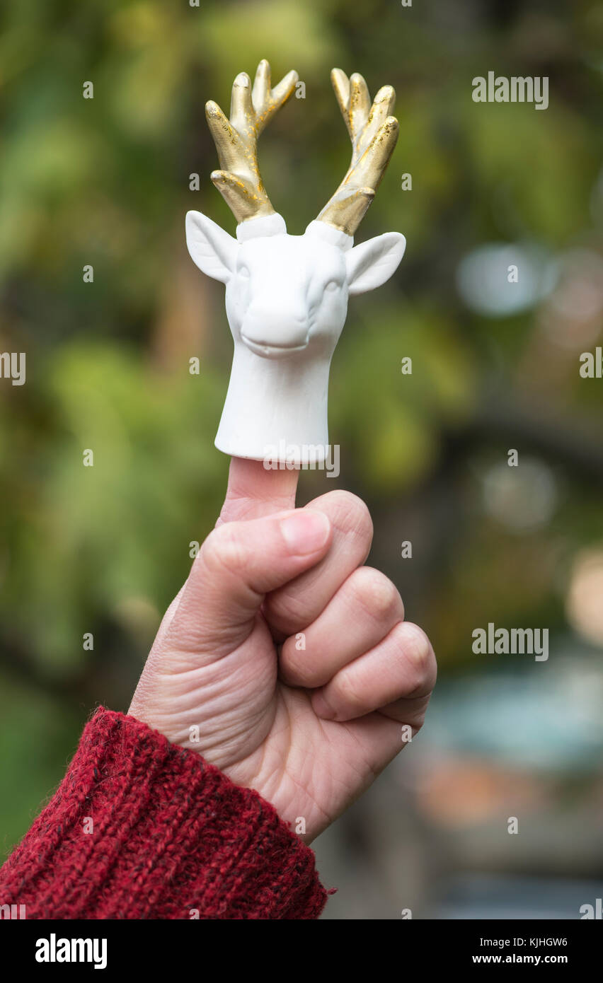 Model of red deer hi-res stock photography and images - Alamy