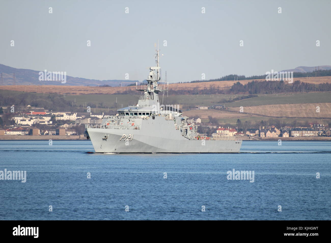 NaPaOc Apa (P121), an Amazonas-class corvette of the Brazilian Navy ...