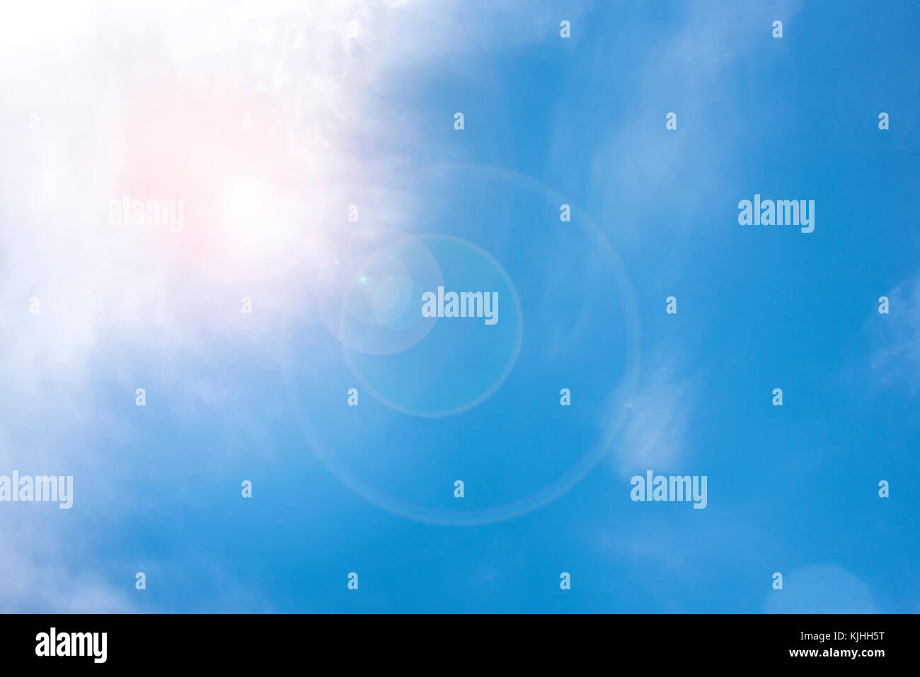 Blue cloudy sky, sky background, place for text Stock Photo - Alamy