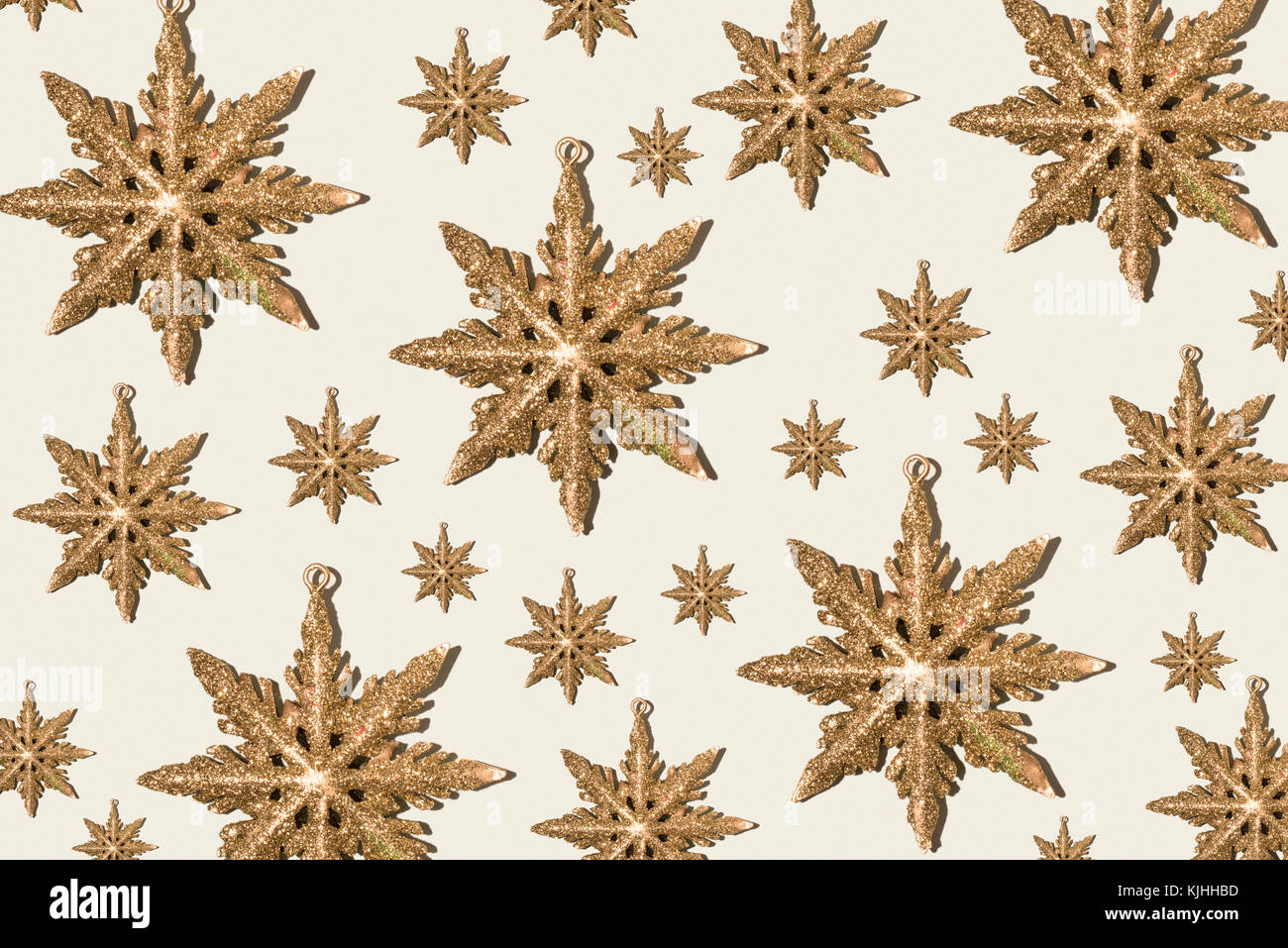 Snowflakes repeated background pattern Stock Photo - Alamy