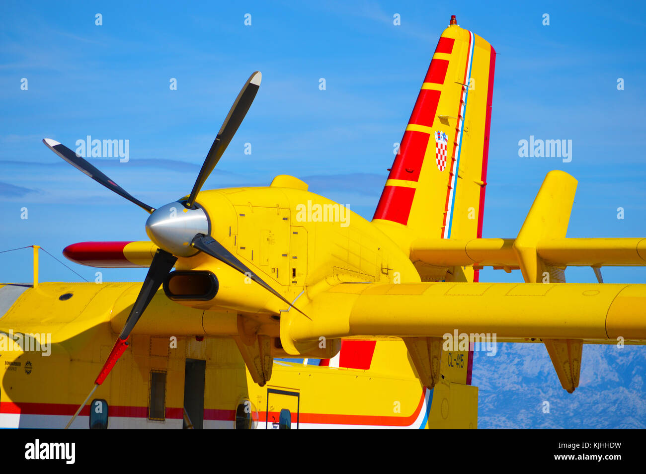 Croatian AF Canadair CL415 Superscooper Stock Photo - Alamy
