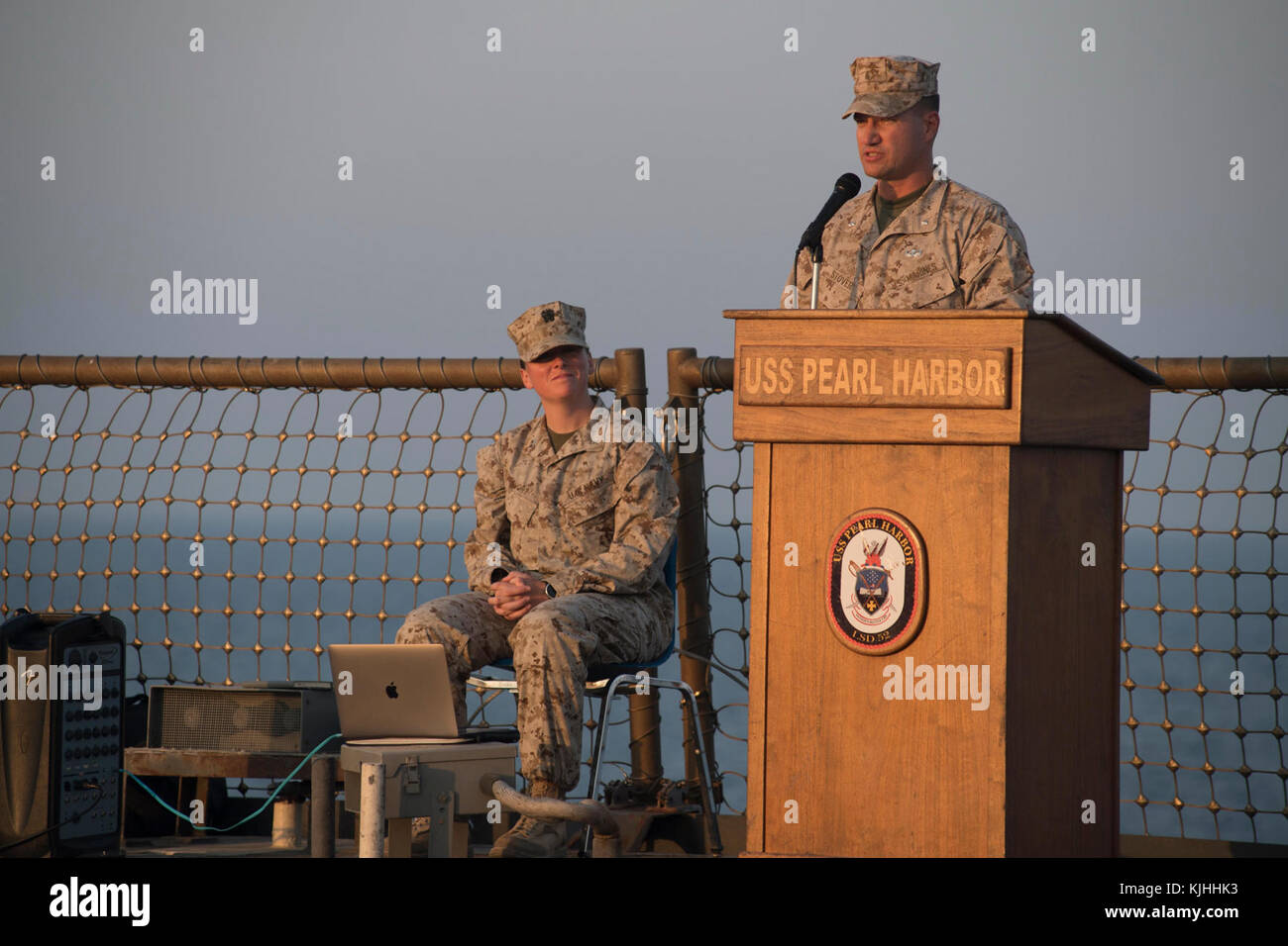 U.S 5TH FLEET AREA OF OPERATIONS (NOV. 08, 2017) Marine Lt. Col. Jamie ...