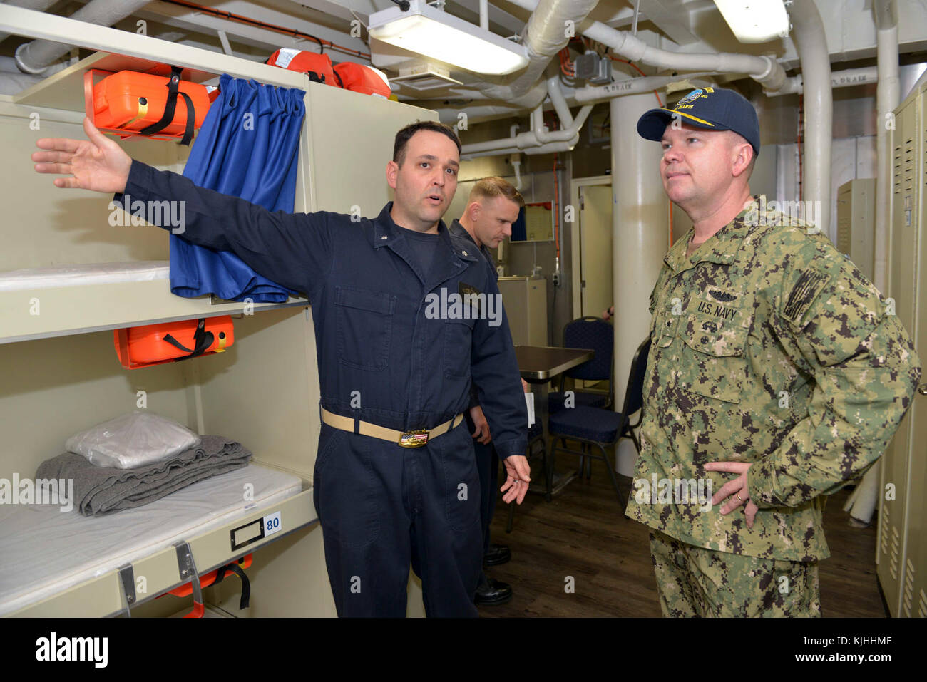 MEDITERRANEAN SEA (Nov. 9, 2017) Cmdr. Albert Benoit, executive officer ...