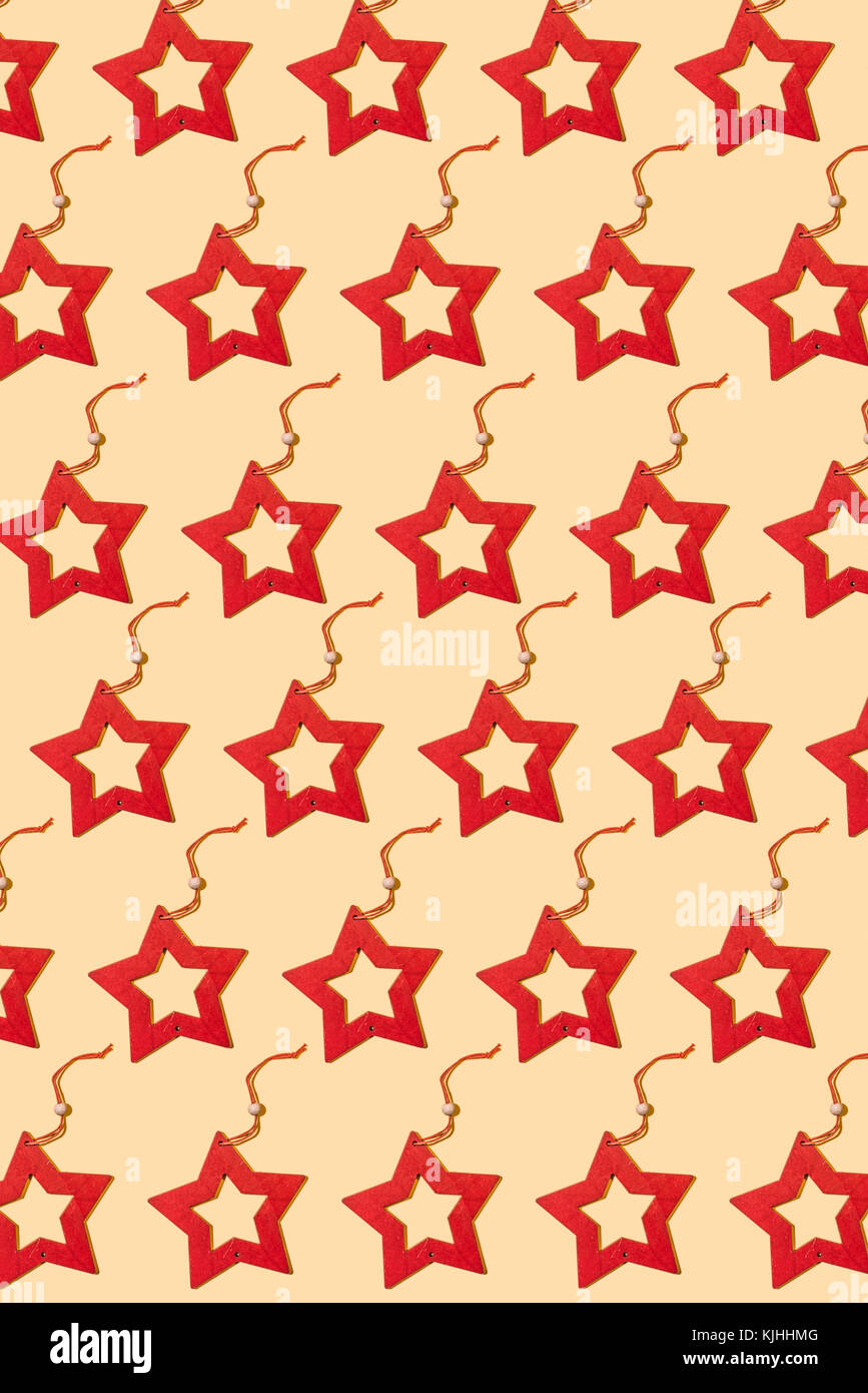 Christmas star repeated pattern background Stock Photo - Alamy