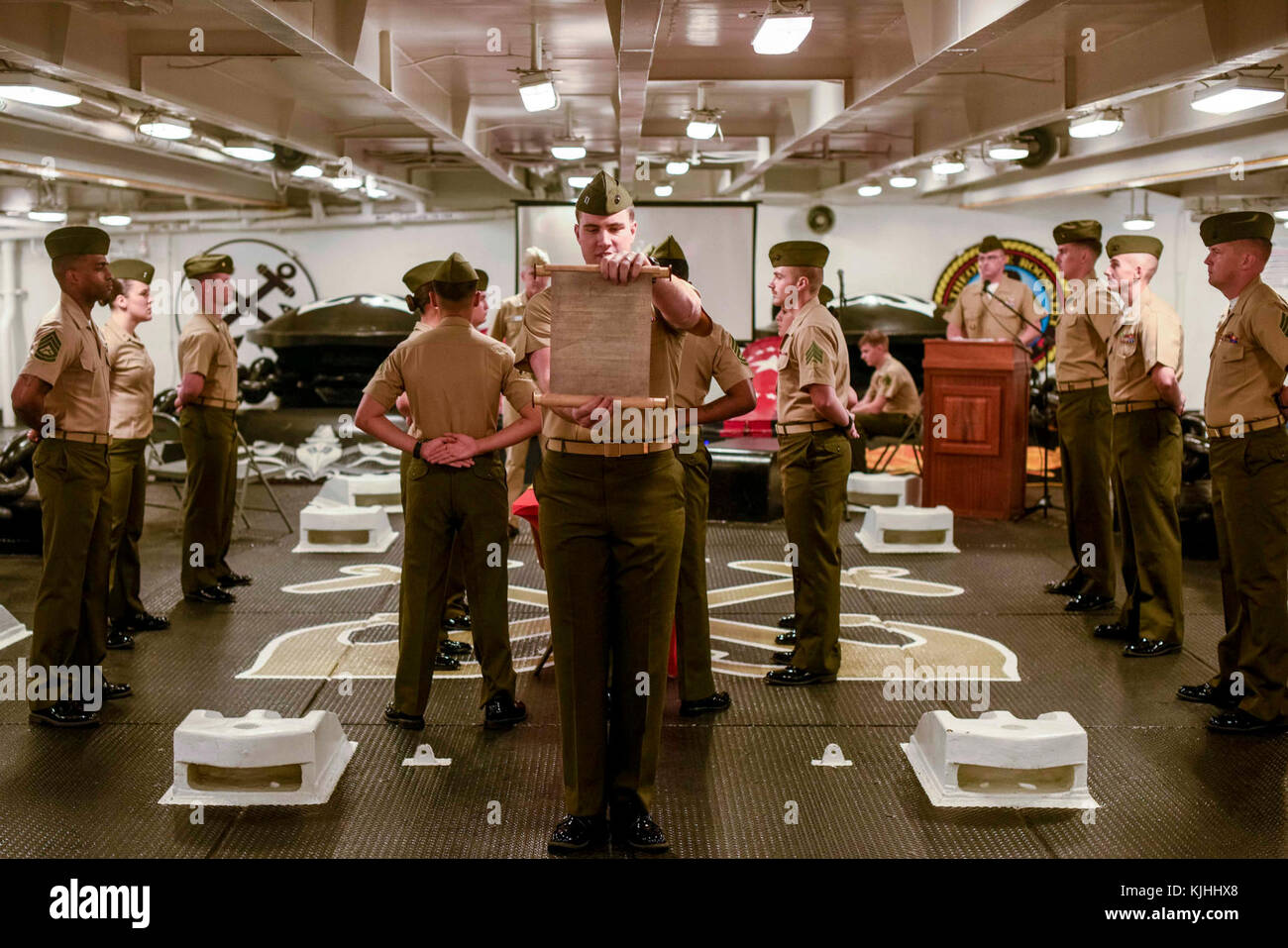 Marine corps ethos hi-res stock photography and images - Alamy