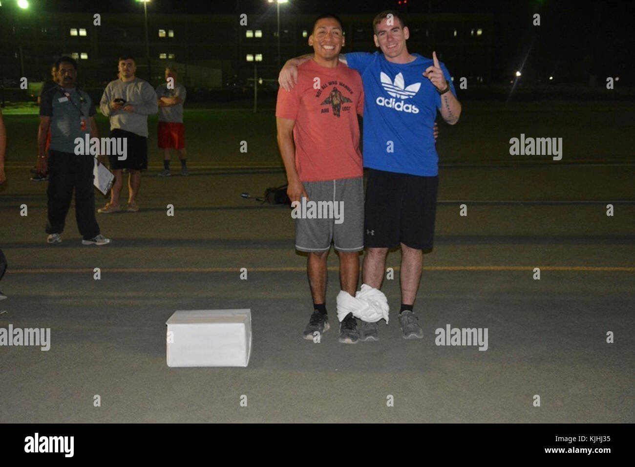 CAMP ARIFJAN, Kuwait- Sergeant Christopher Suitt, right, and Sgt ...