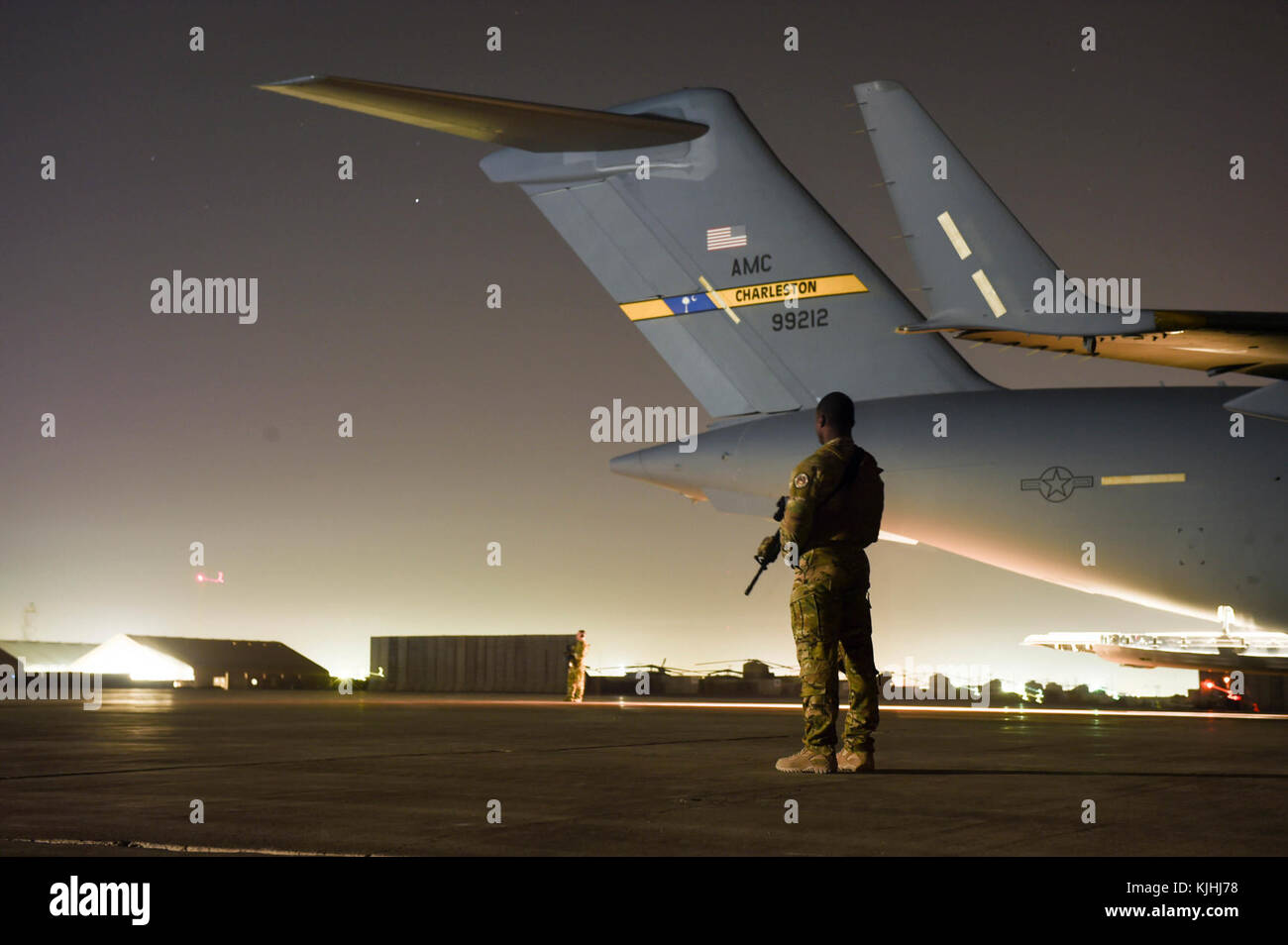 A U.S. Air Force Security Forces Phoenix Raven Team Member assigned to ...