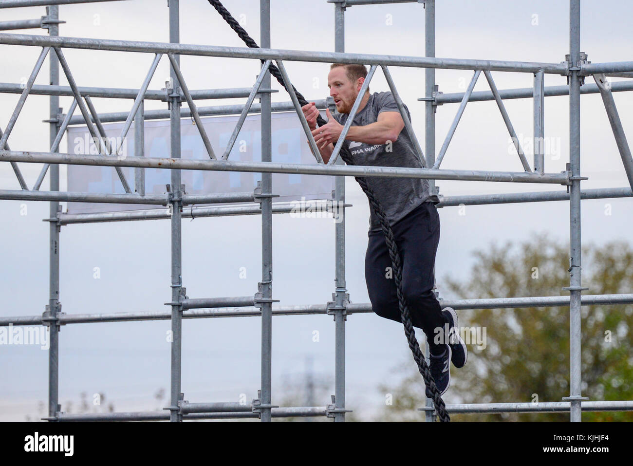 Alpha Warrior Professional Athletes ran the 32-obstacle battle rig ...
