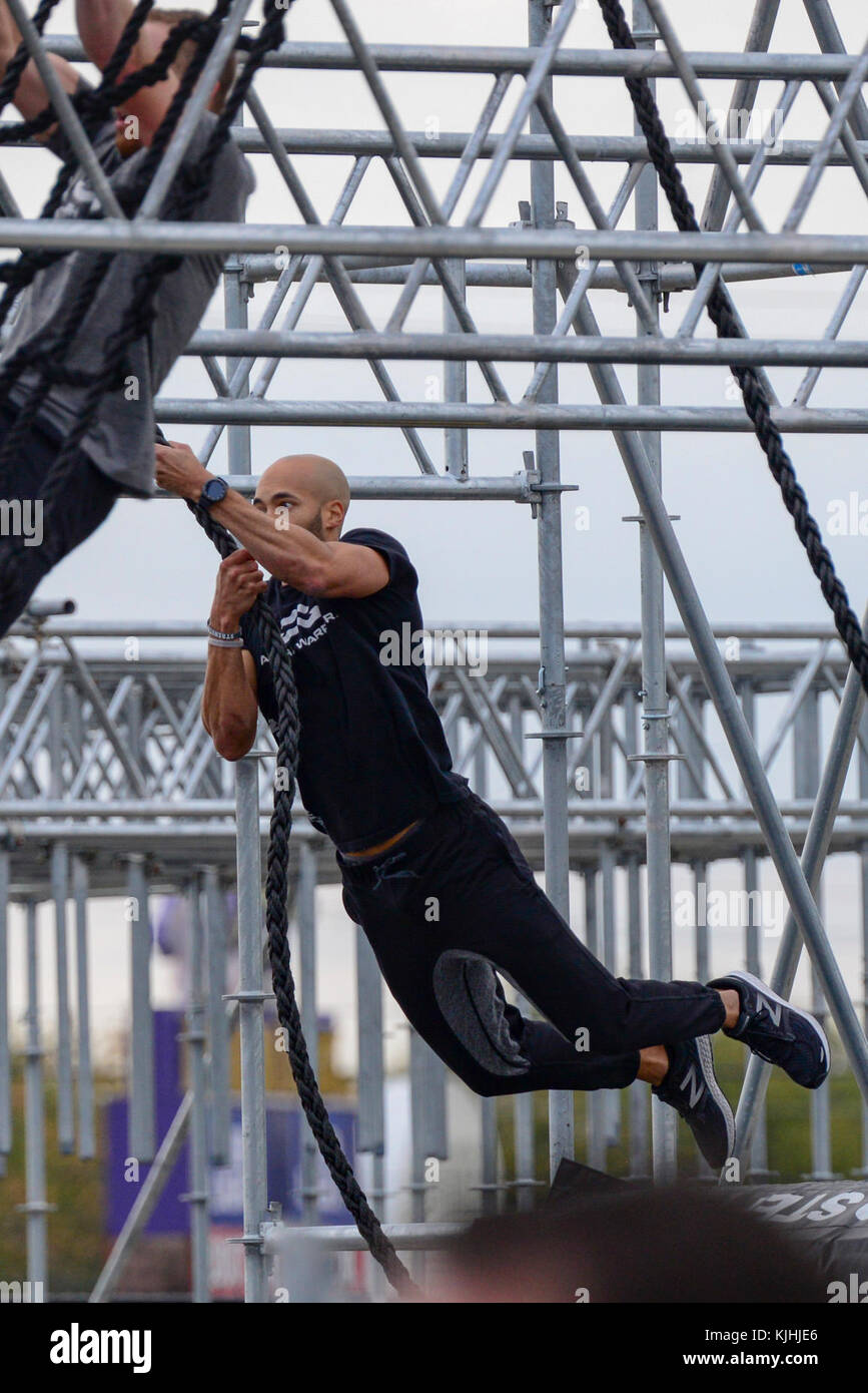 Alpha Warrior Professional Athletes ran the 32-obstacle battle rig ...