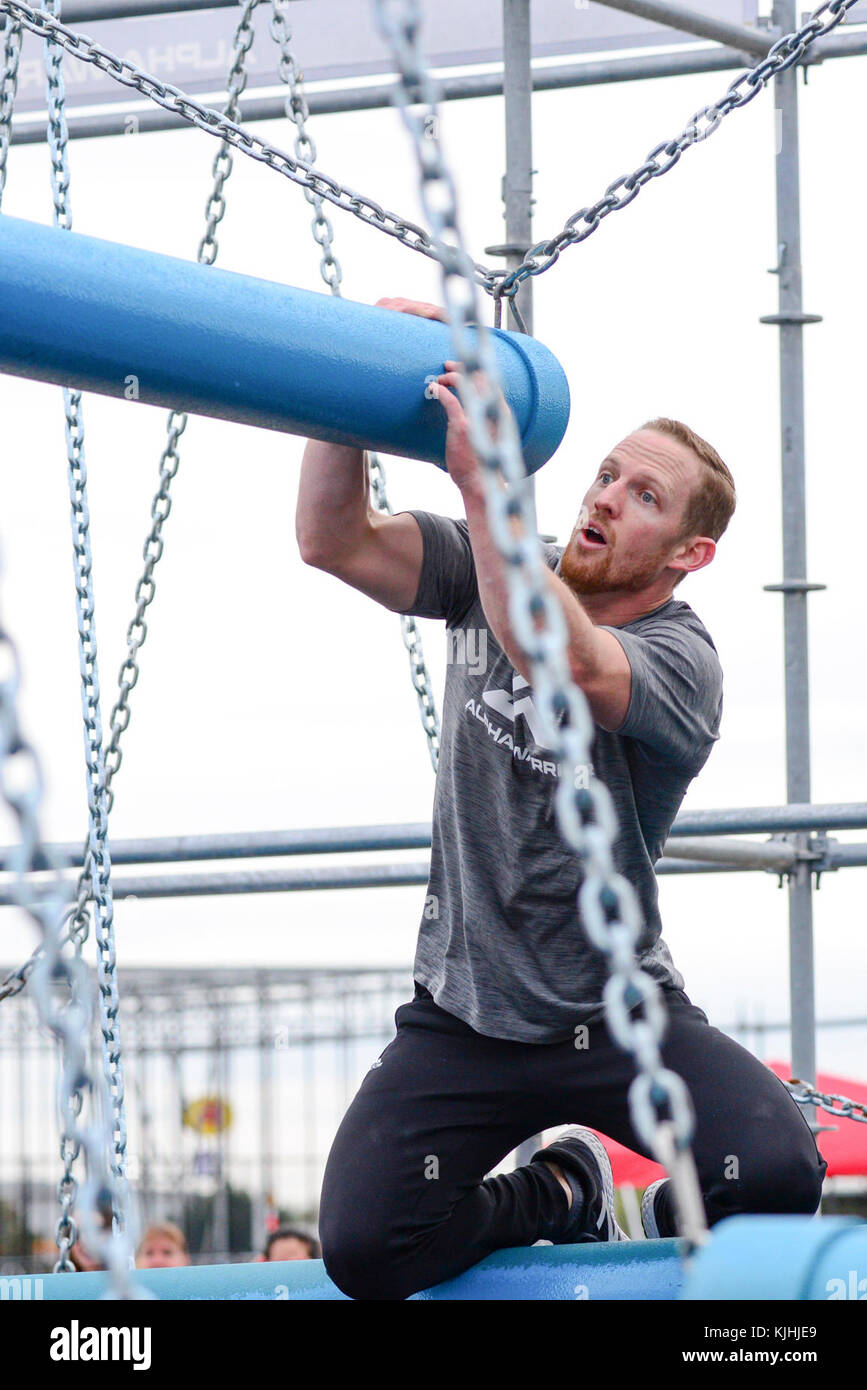 Alpha Warrior Professional Athletes ran the 32-obstacle battle rig ...