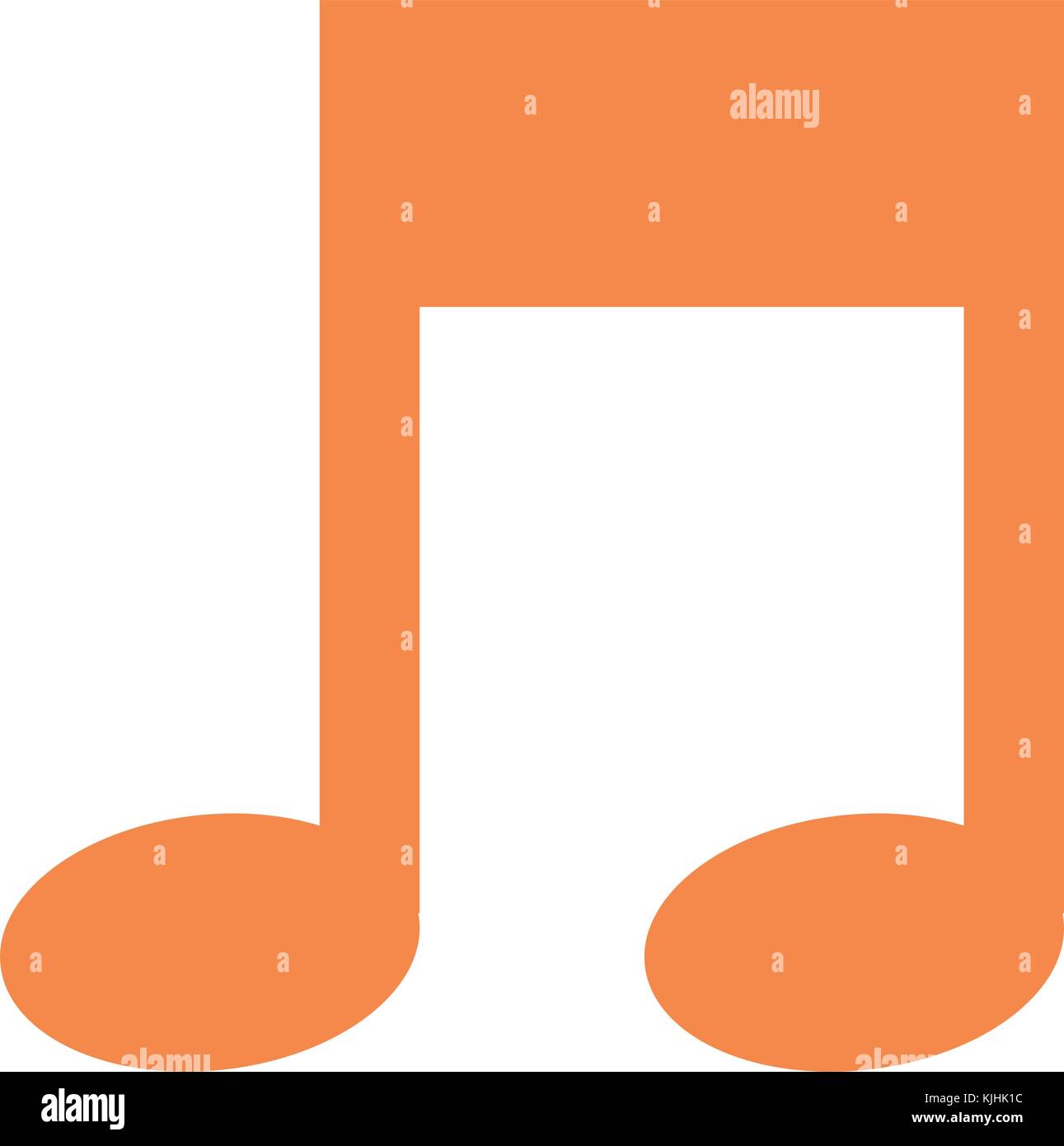 music note isolated icon vector illustration design Stock Vector Image ...