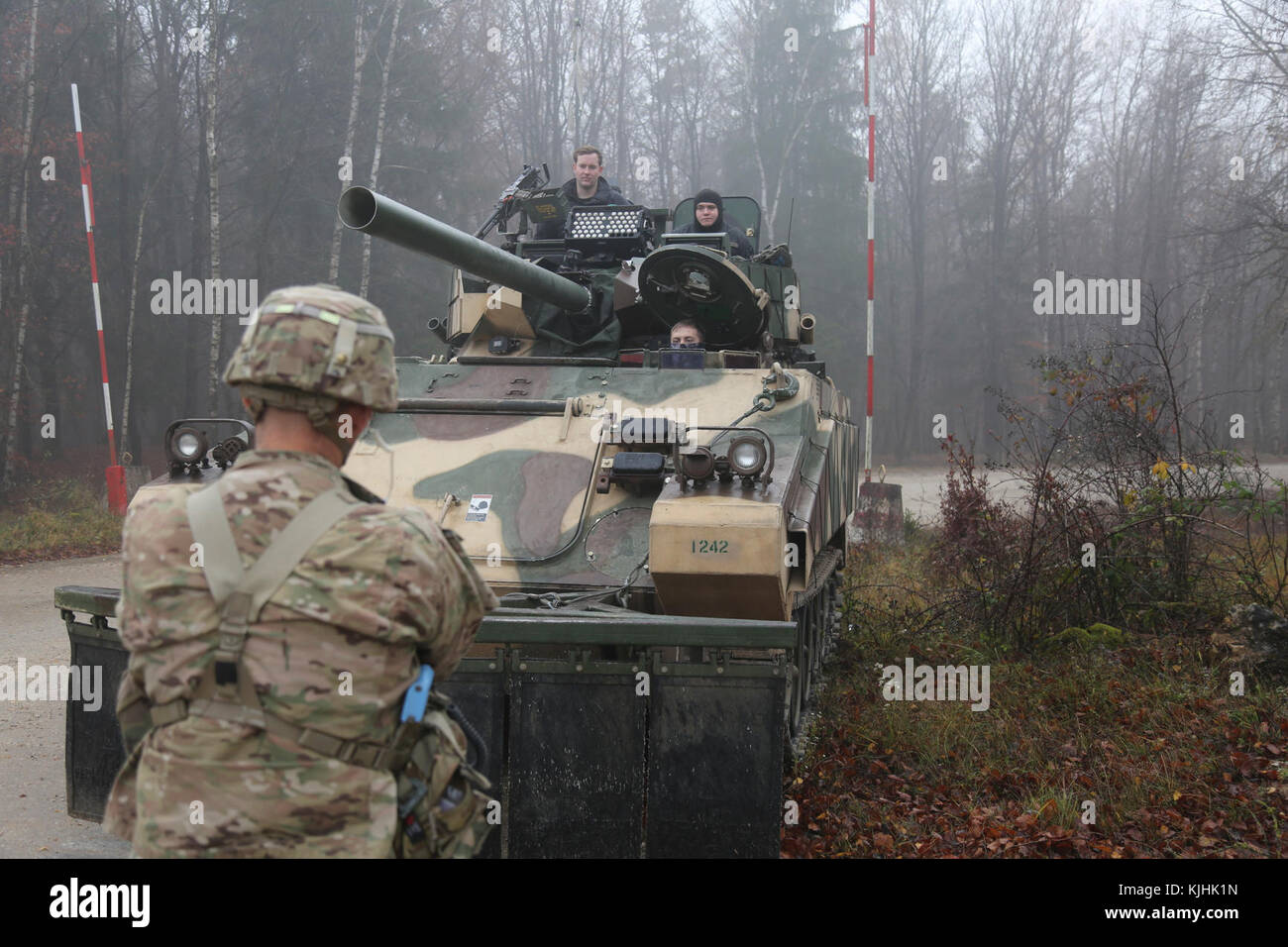 A U.S. Soldier of Joint Multinational Readiness Center (JMRC Stock ...