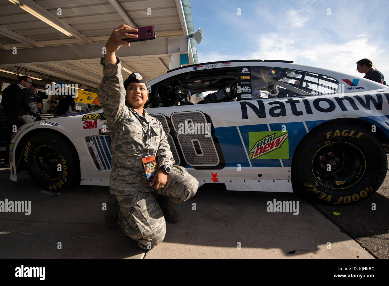 The NASCAR Troops to the Track Program hosted a group of Airmen at the ...