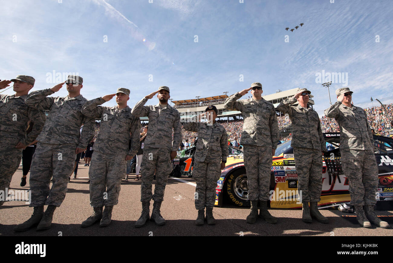 The NASCAR Troops to the Track Program hosted Airmen from Luke Air ...