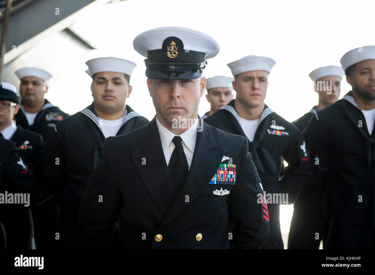 PACIFIC OCEAN (Nov. 12, 2017) Chief Religious Program Specialist Edward ...