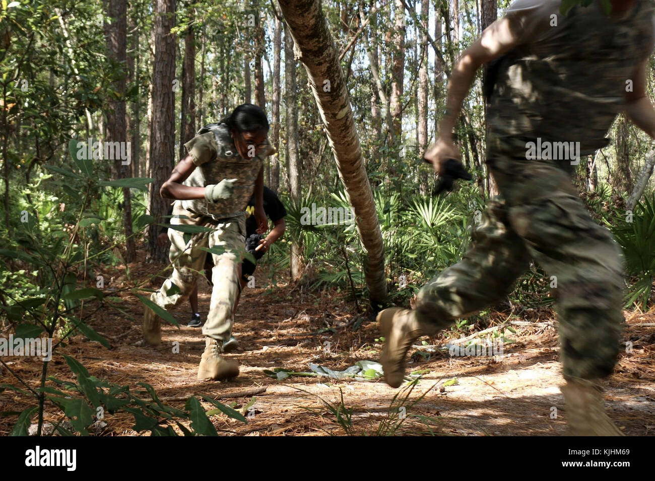 Sgt. Jordan Dean, with 123rd Signal Battalion, 3rd Infantry Division ...
