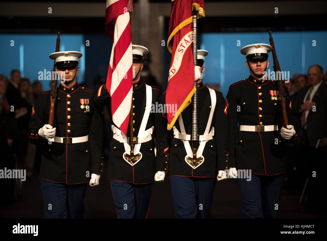 The Color Sergeant of the Marine Corps, U.S. Marine Corps Sgt. Kenneth ...