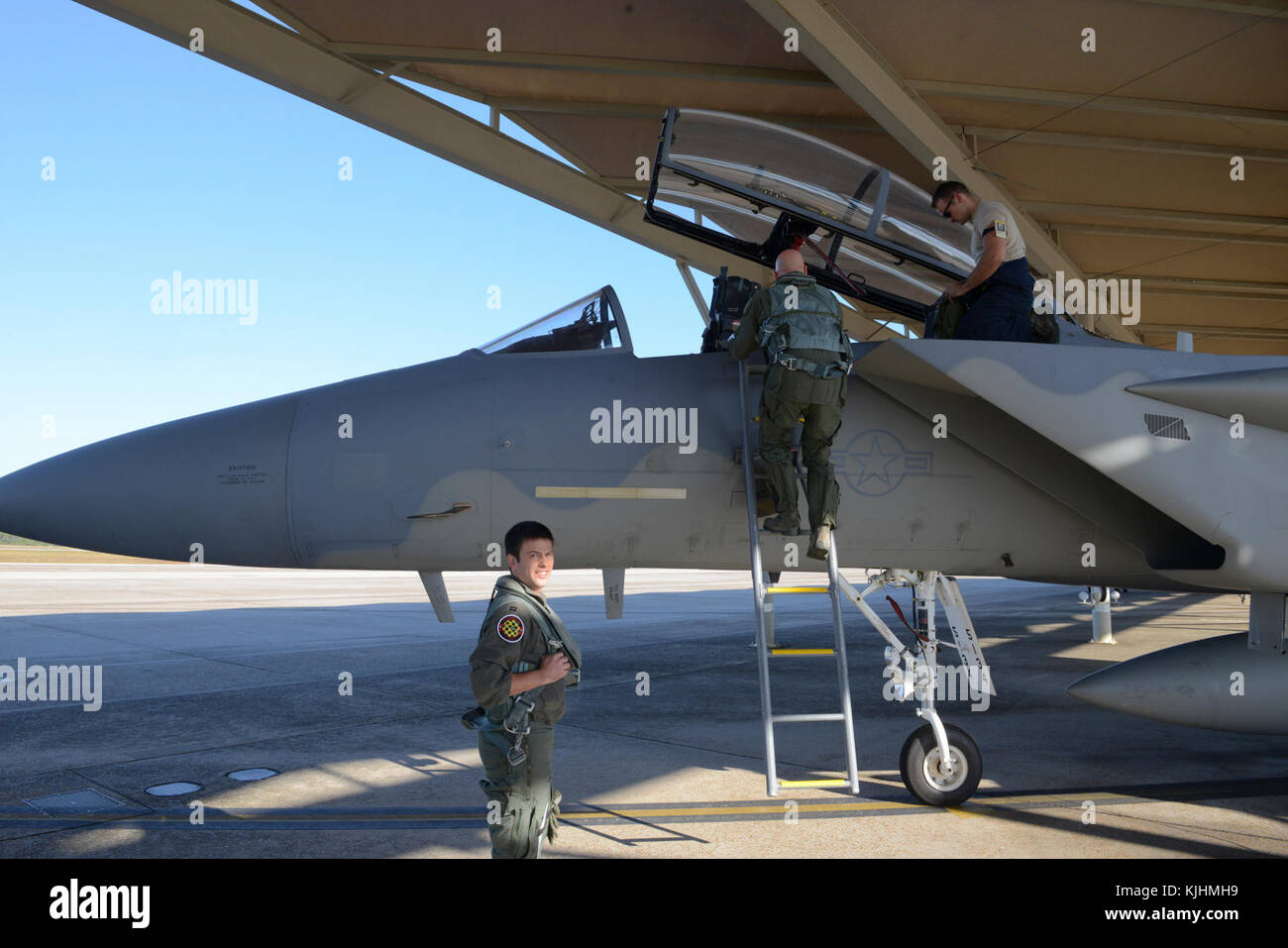 Master Sgt. Bob Ackley of the 104th Fighter Wing and Capt. Martin ...