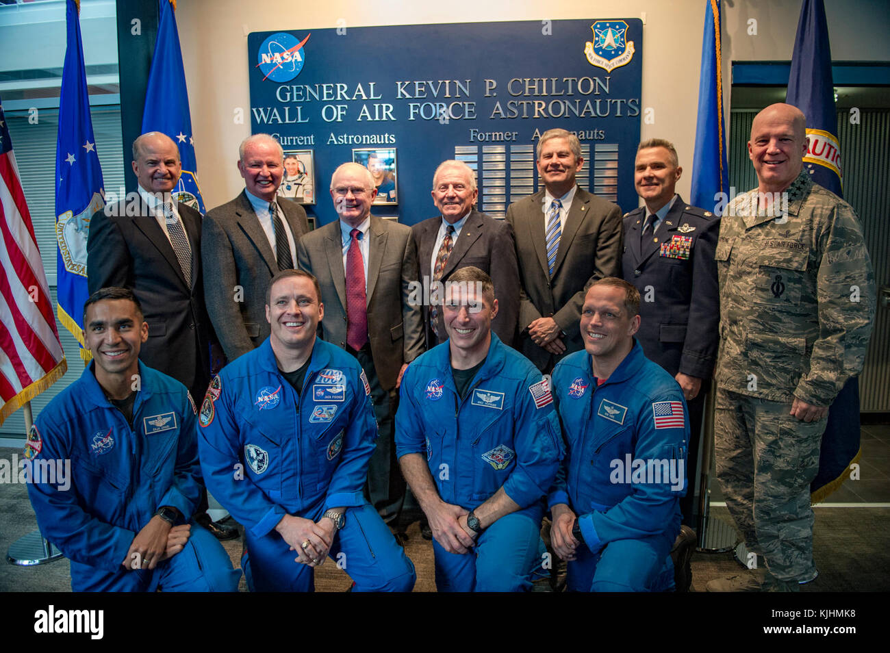 PETERSON AIR FORCE BASE, Colo.- (from right, top row) U.S. Air Force ...