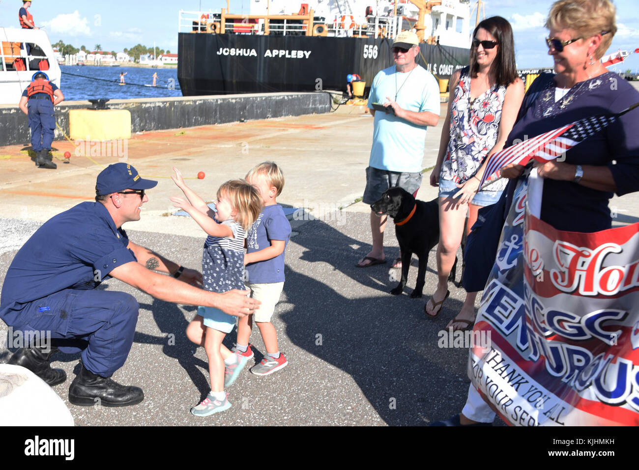 Petty Officer 2nd Class Ryan Steiger, a crewmember aboard the Coast ...